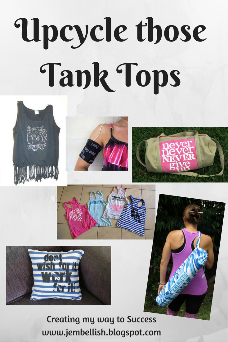 Creating my way to Success: Upcycling tank tops