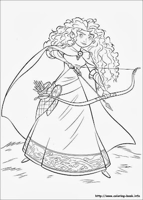 Top X Brave Coloring Pages