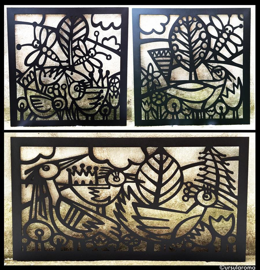 METAL WORK by Ursula Roma: Privacy Panels