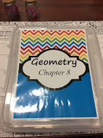 Generally Geometry: Classroom Organization: Binders for unit storage ...