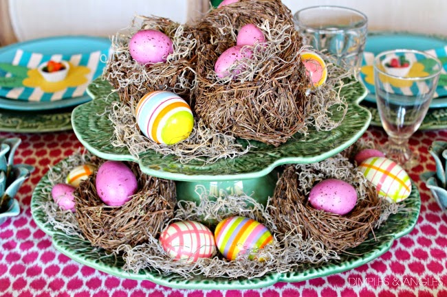 NOT ONE, BUT TWO EASTER TABLE SETTINGS! | Dimples and Tangles