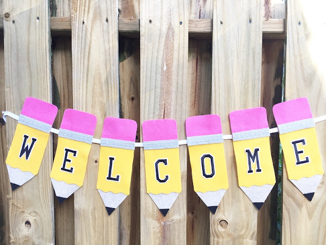 Creating with Joy: Back to School Welcome Banner