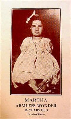 Under Every Tombstone: THE ARMLESS WONDER - Martha Morris