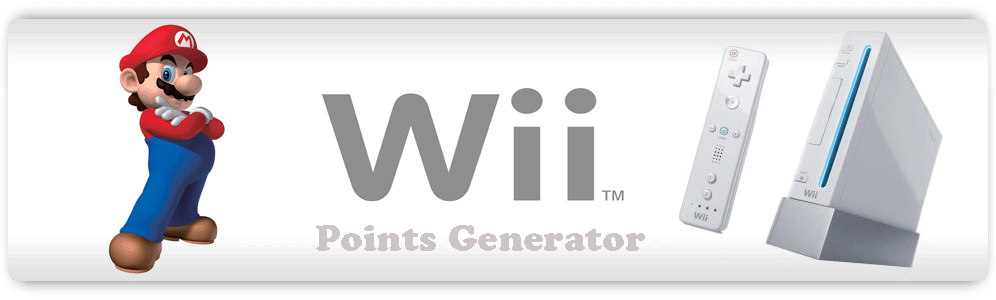 How to use wii points generator - dglasopa
