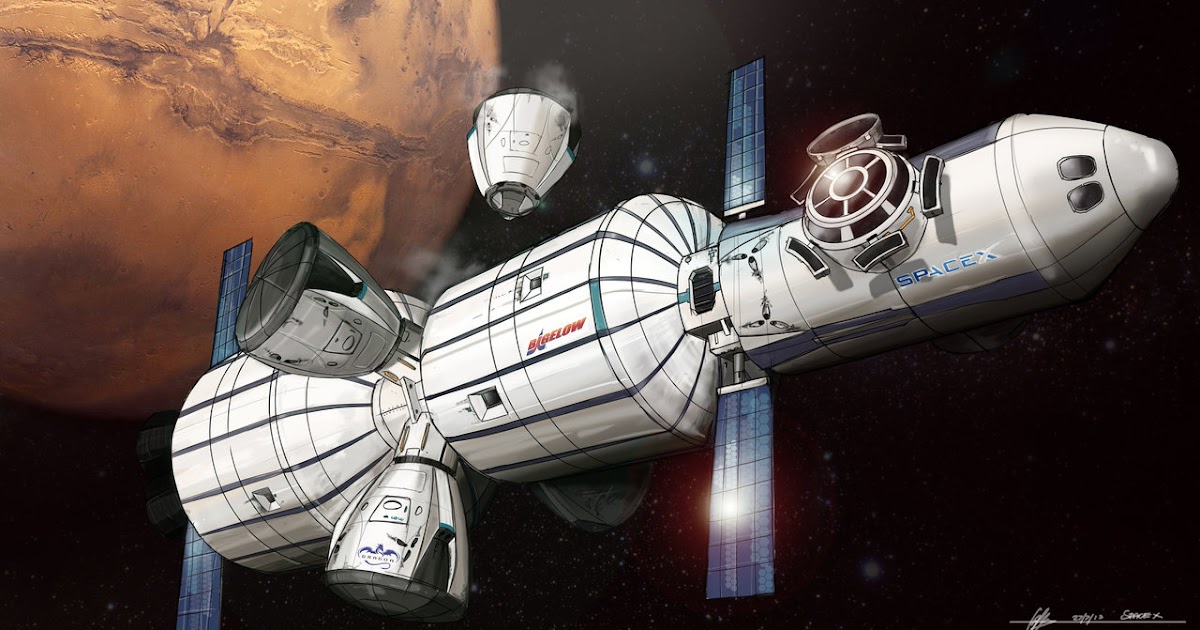 Mars Colonial Transporter concept by Euan Gray | human Mars