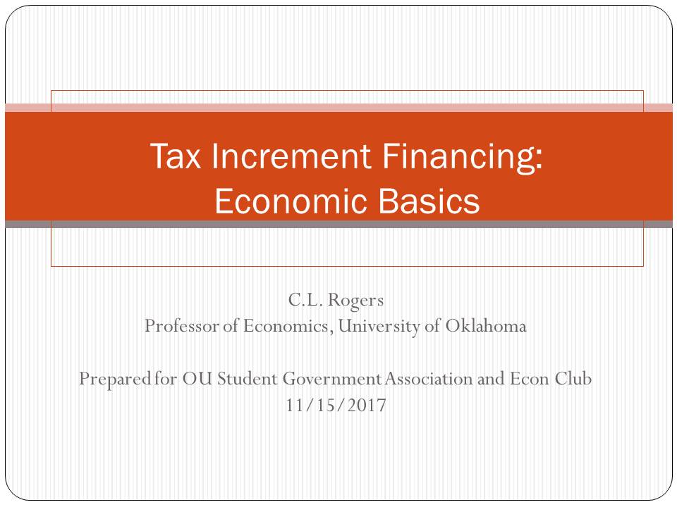 Tax Increment Financing ED: November 2017