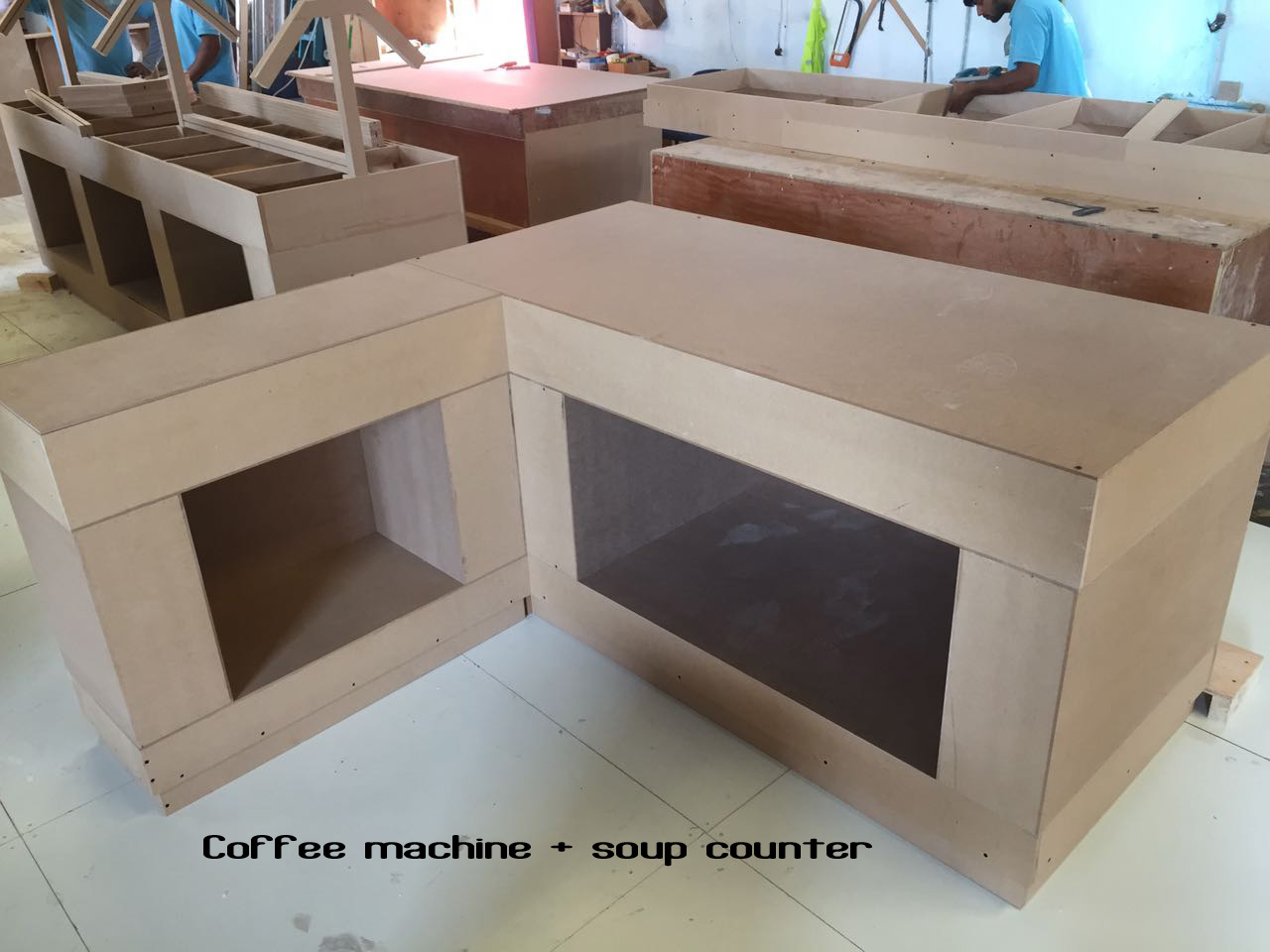 Gurooji Design: Buffet counters for 4 Star Hotel