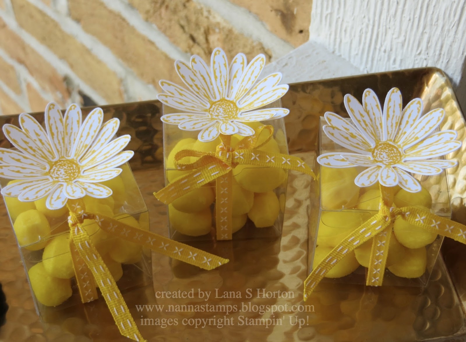 Stamping with Nanna: Daisy Favor Boxes / Ready to Party!!!