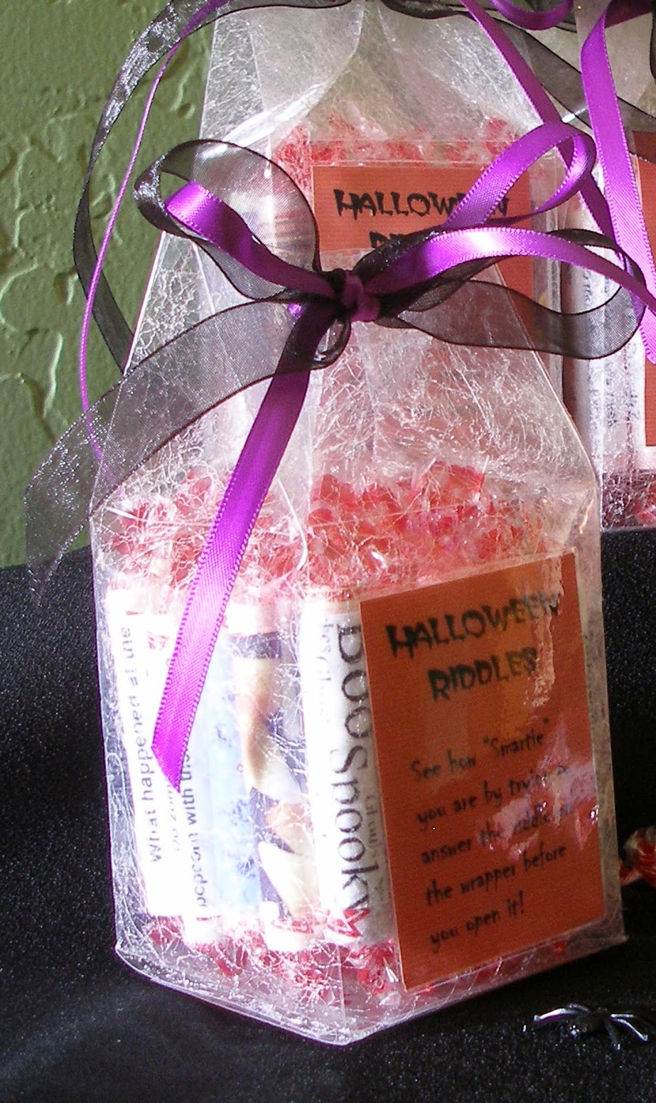 Ink Rust and Sawdust: Halloween Smarties Riddle Box