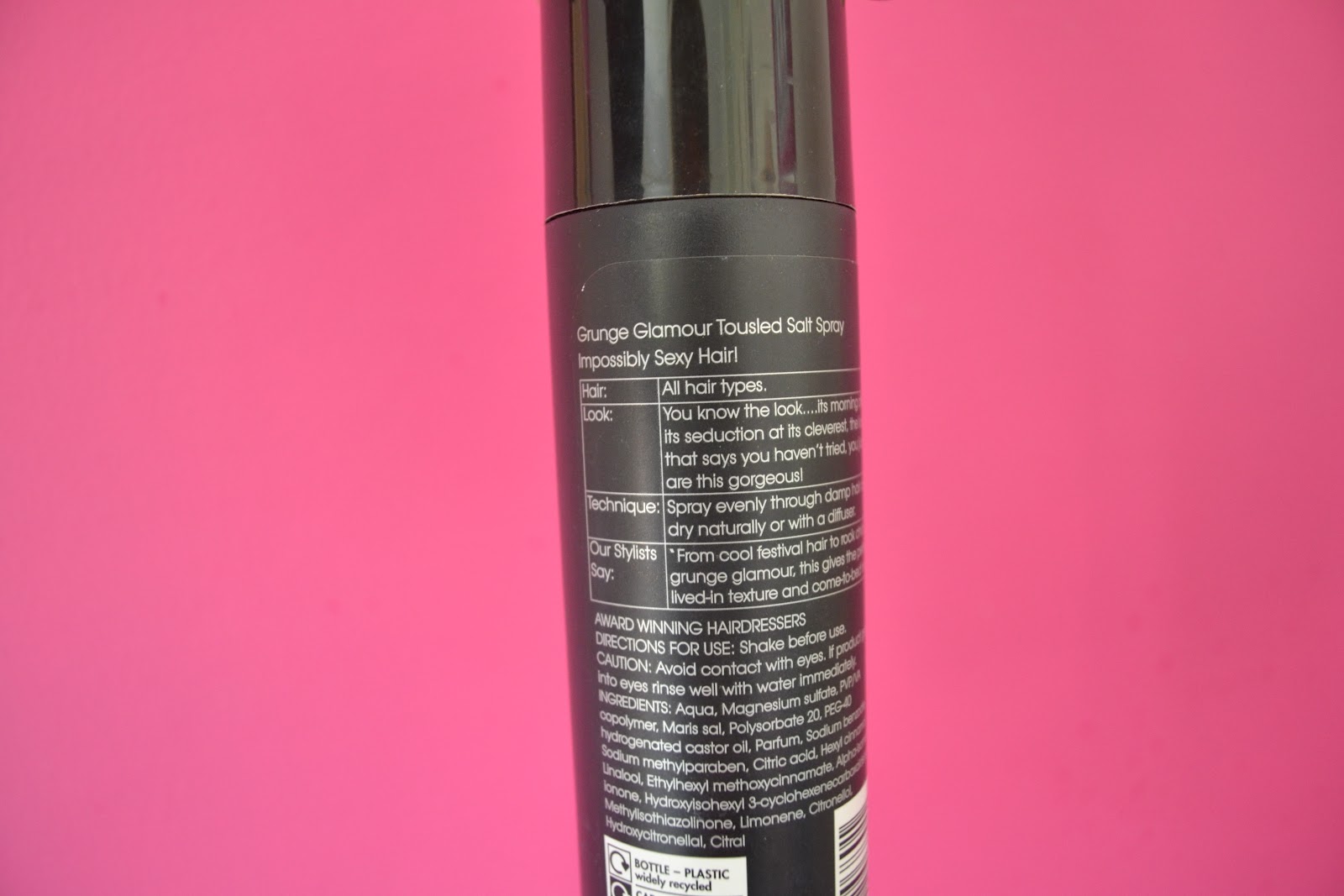 ellies beauty blog: Umberto Giannini Backcomb In a Bottle & Tousled ...