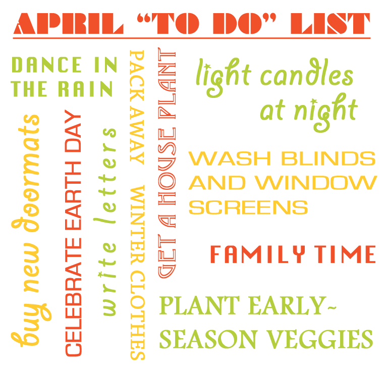 April "to do" list | SAS does ...: April "to do" list