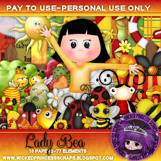 Wicked Princess Scraps: New PTU! Lady Bea