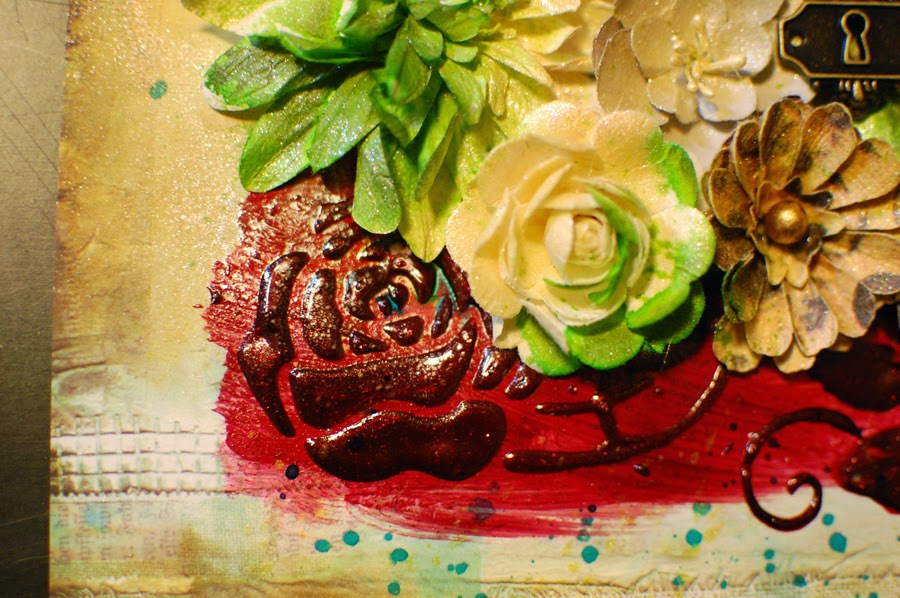 Eclectic Paperie: Embossing with Dimensional Paint
