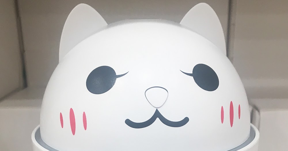 Air Humidifier Adorable Cat With Fan & LED Lamp | Blog Sihatimerahjambu