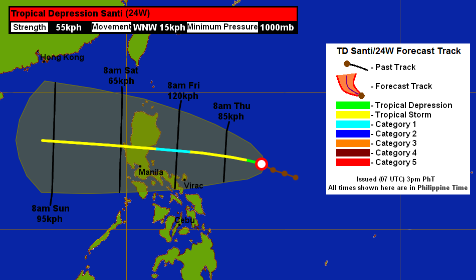 Tropical Depression Santi (24W) Update #1 | Panahon Ngayon
