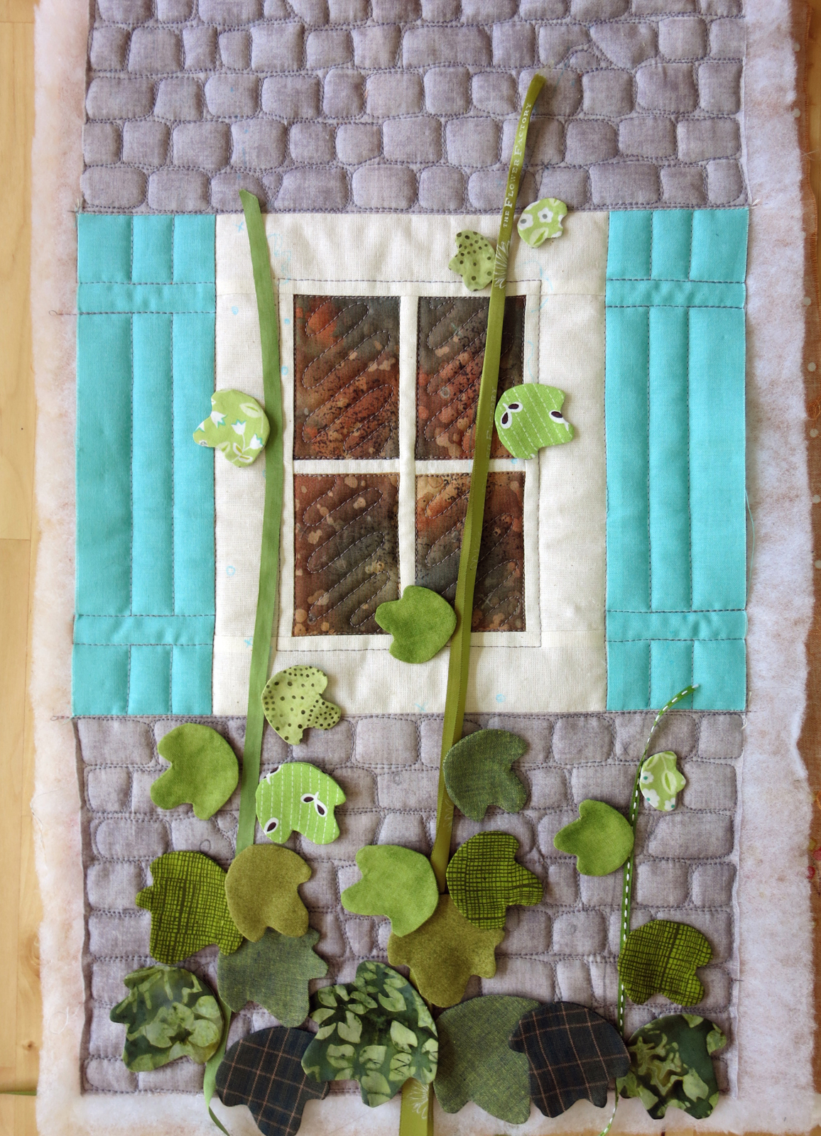 PatchworkPottery: Hollyhocks