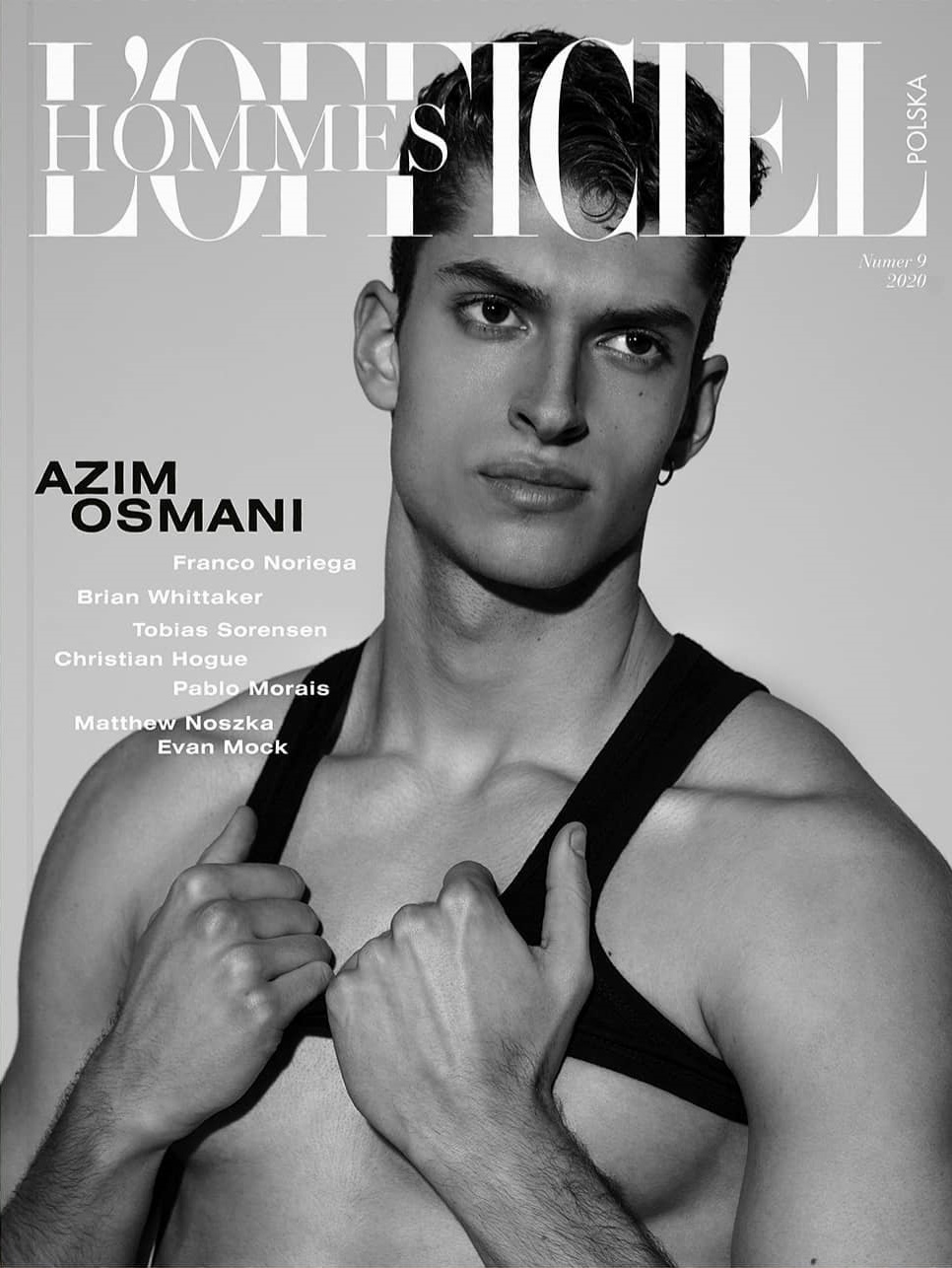 Azim Osmani para L'Officiel Hommes Polonia por Jakub Koziel