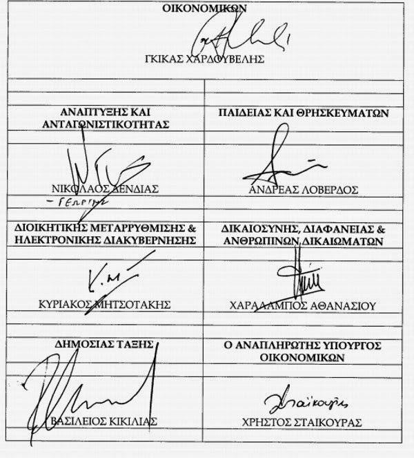 Υπογραφή Μητσοτάκη και αιτιολογική έκθεση για την απόπειρα κατάργησης ...