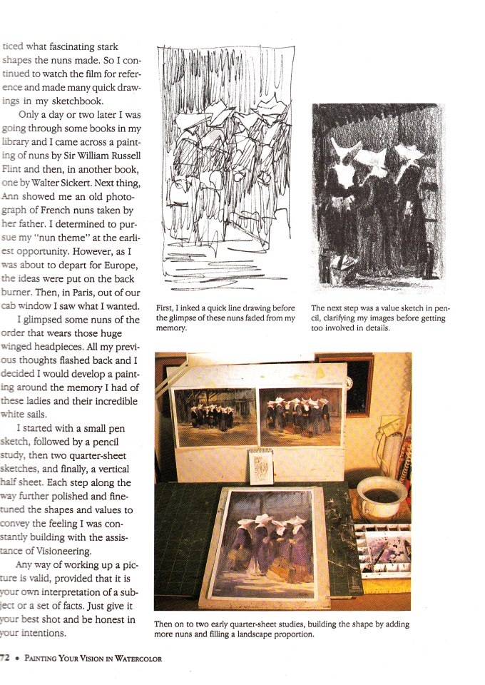 Art Of Watercolor: Robert Wade`s Work in Progress