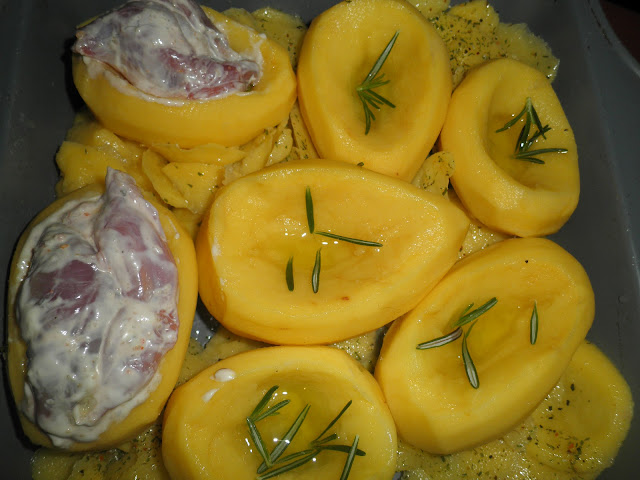 Alminos virtuvė/ Alminos cuisine: Putpelė kepta bulvėjė