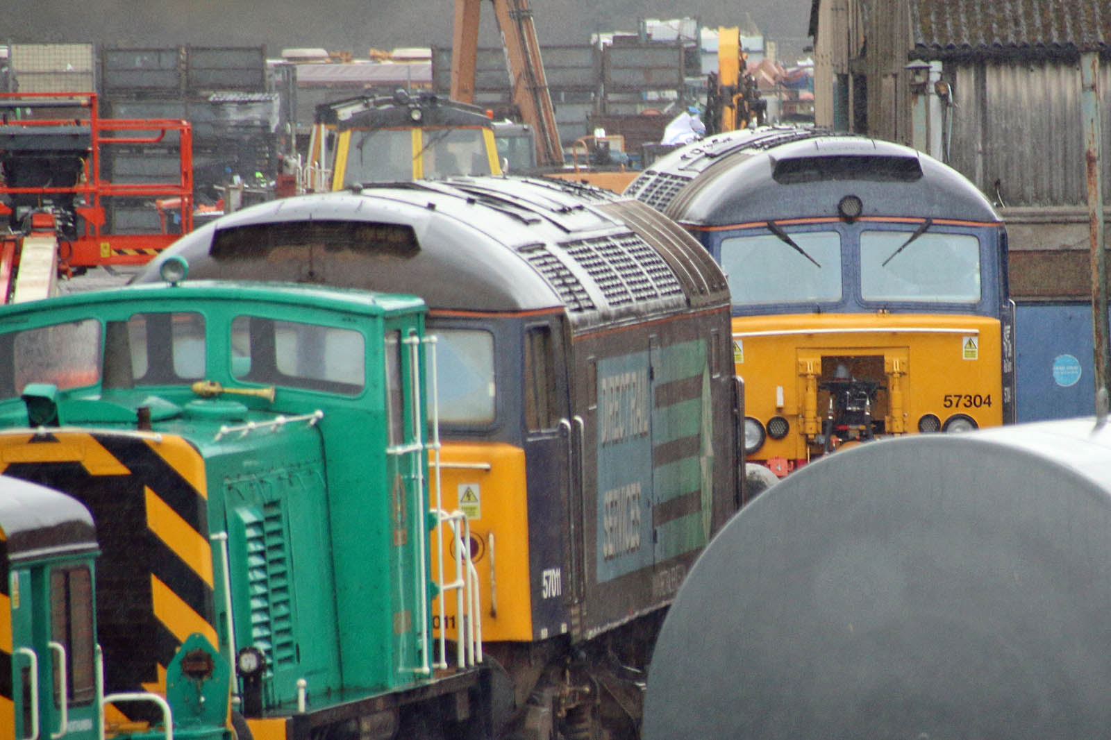 47s and other Classic Power at Southampton: Eastleigh Works, 10th March ...