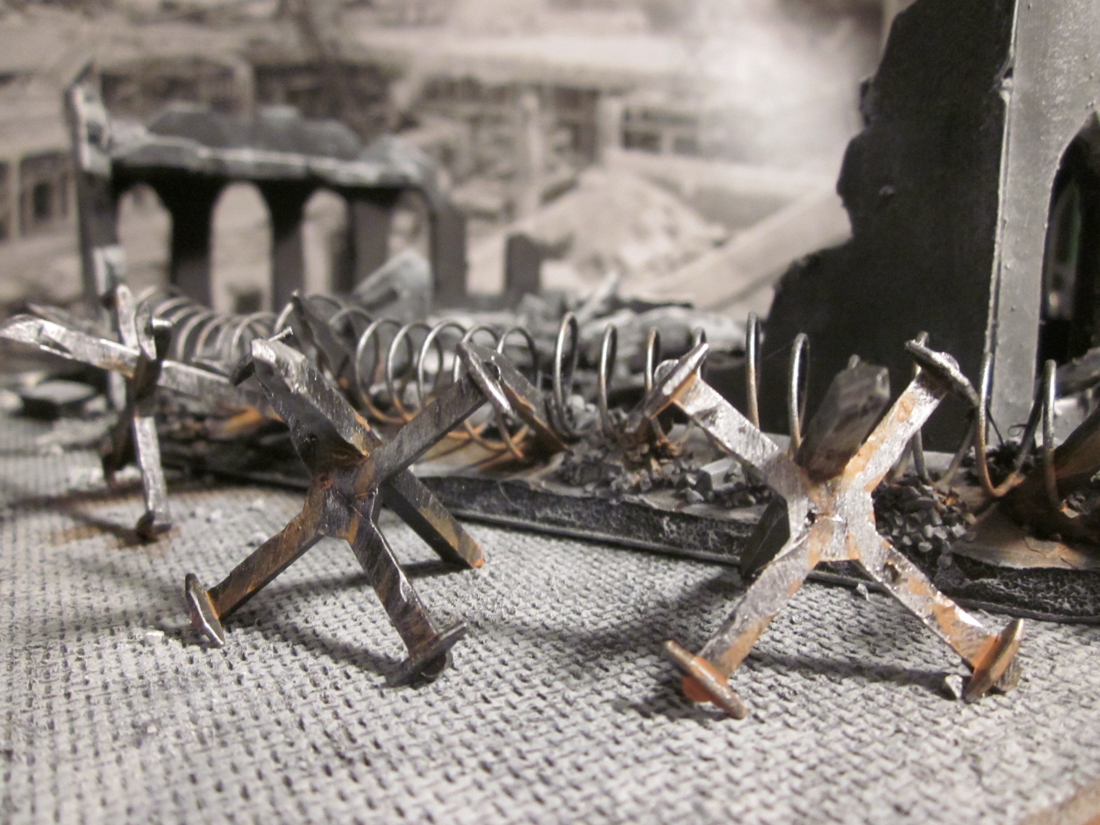Battleground Hobbies: Terrain How To - Tank Traps for Warhammer 40k ...