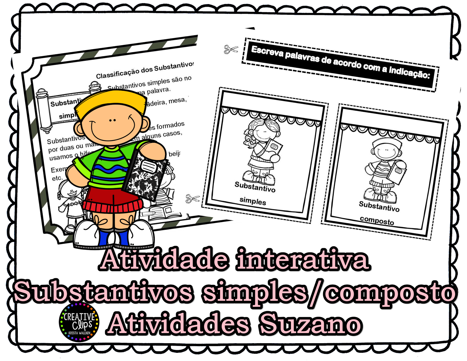 Atividades Substantivo Simples E Composto 4 Ano - NAZAEDU