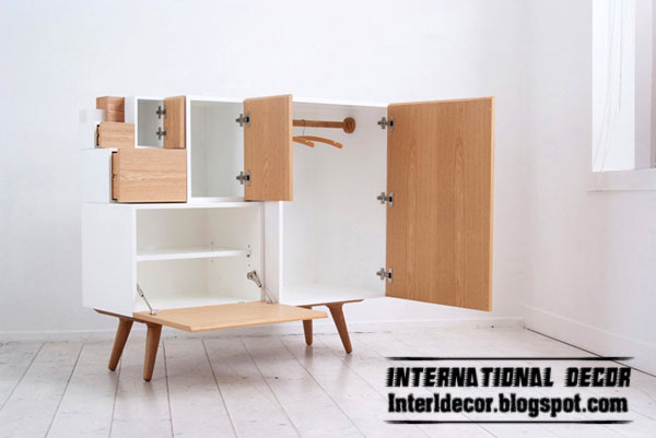 Modern modular cabinets design, wooden cabinets 2013