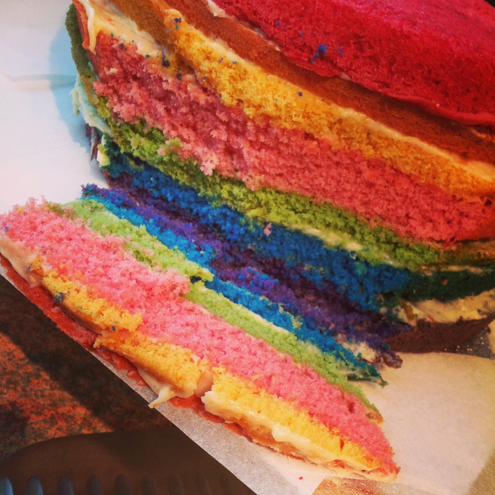 Babaduck: In The Name of Love : My Pride Rainbow Cake