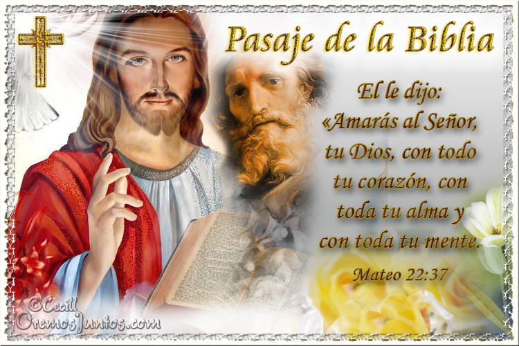 Vidas Santas: Santo Evangelio según san Mateo 22:37