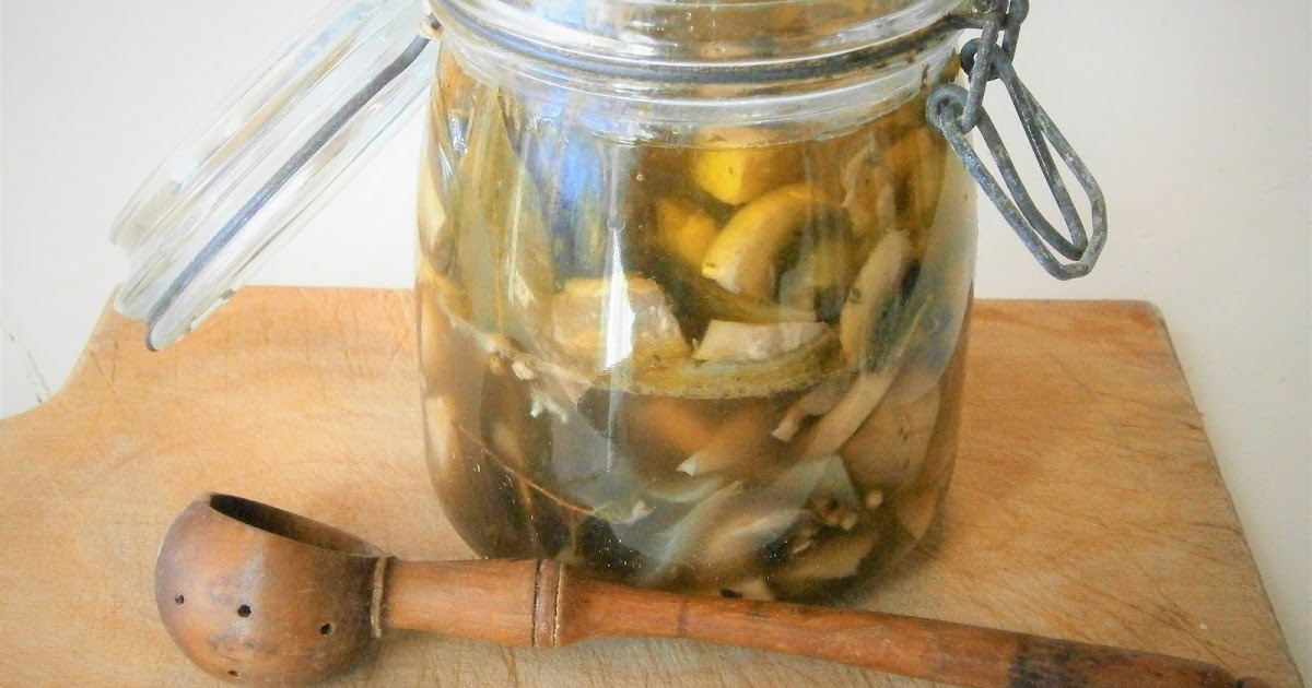 Aux délices de Fab: Champignons de Paris au vinaigre