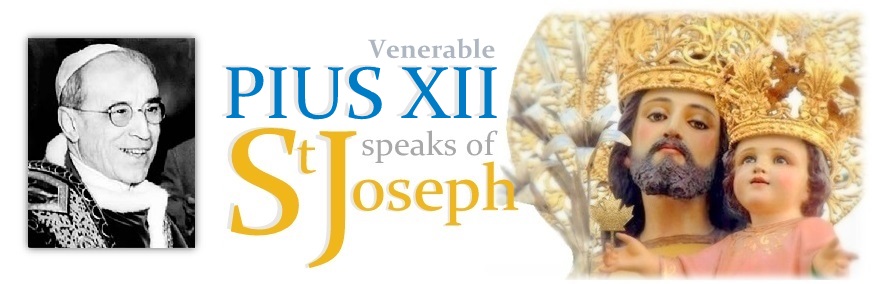 AD TE BEATE IOSEPH ☩ TO THEE O BLESSED JOSEPH ☩: Venerable Pius XII ...