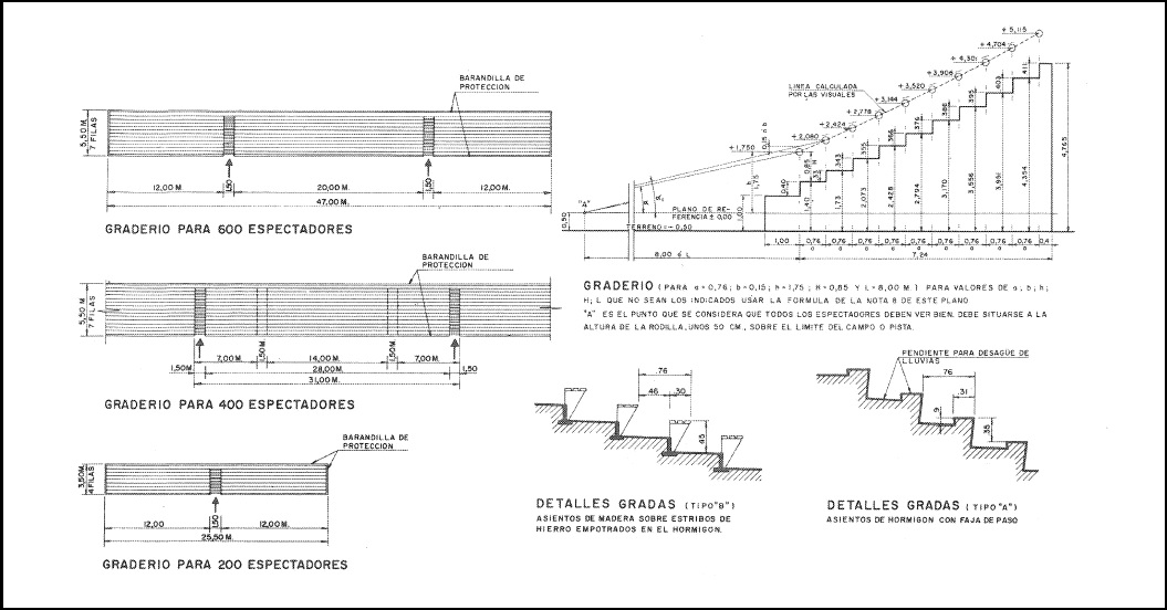 Construcción de Graderías y Prefabricación