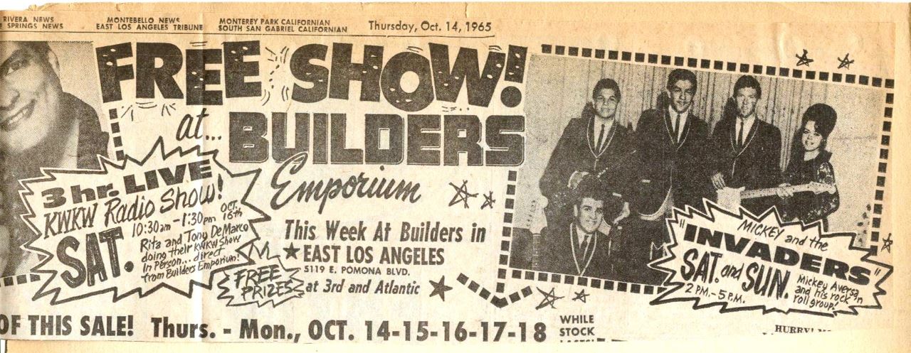 You Found That Eastside Sound: EASTSIDE BANDS - MICKEY & THE INVADERS ...