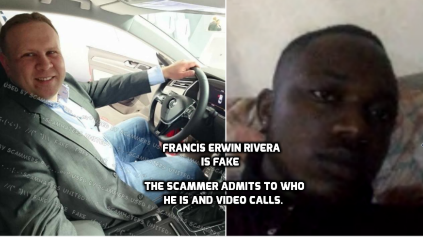 ScamHaters United .. Visit us also on Facebook and Instagram : FRANCIS ERWIN RIVERA.. fake, this ...