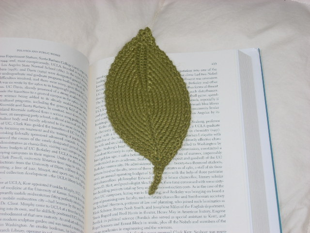 The Knitting Needle and the Damage Done: Make Your Mark