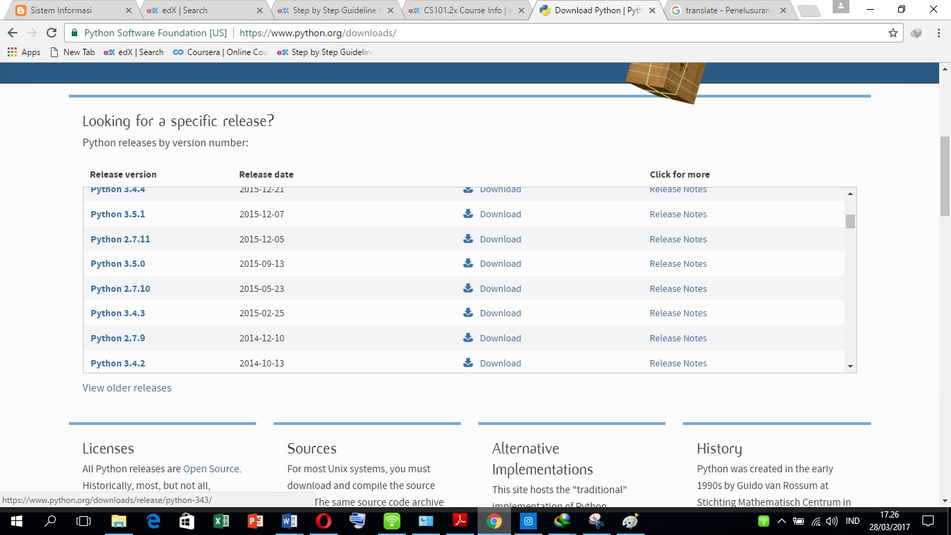 Sistem Informasi: Cara menginstal Python di Windows