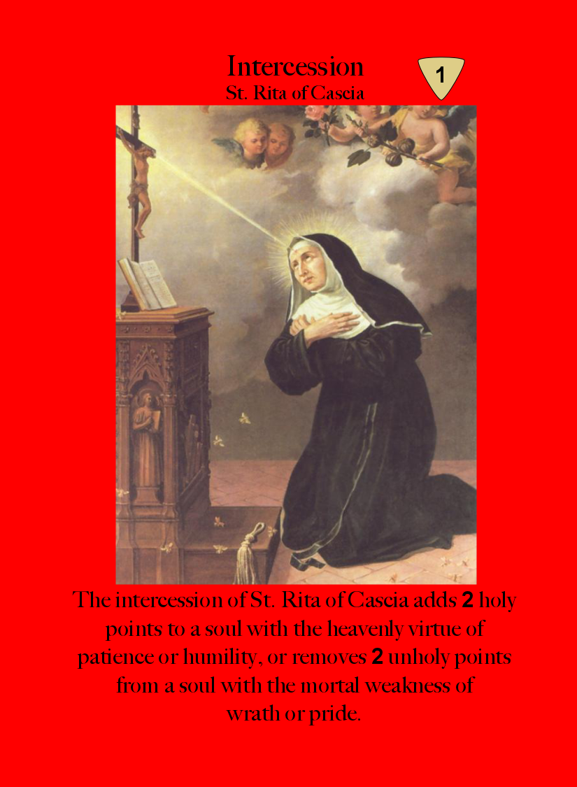 Robert Burke Games: Sin And Intercession Cards