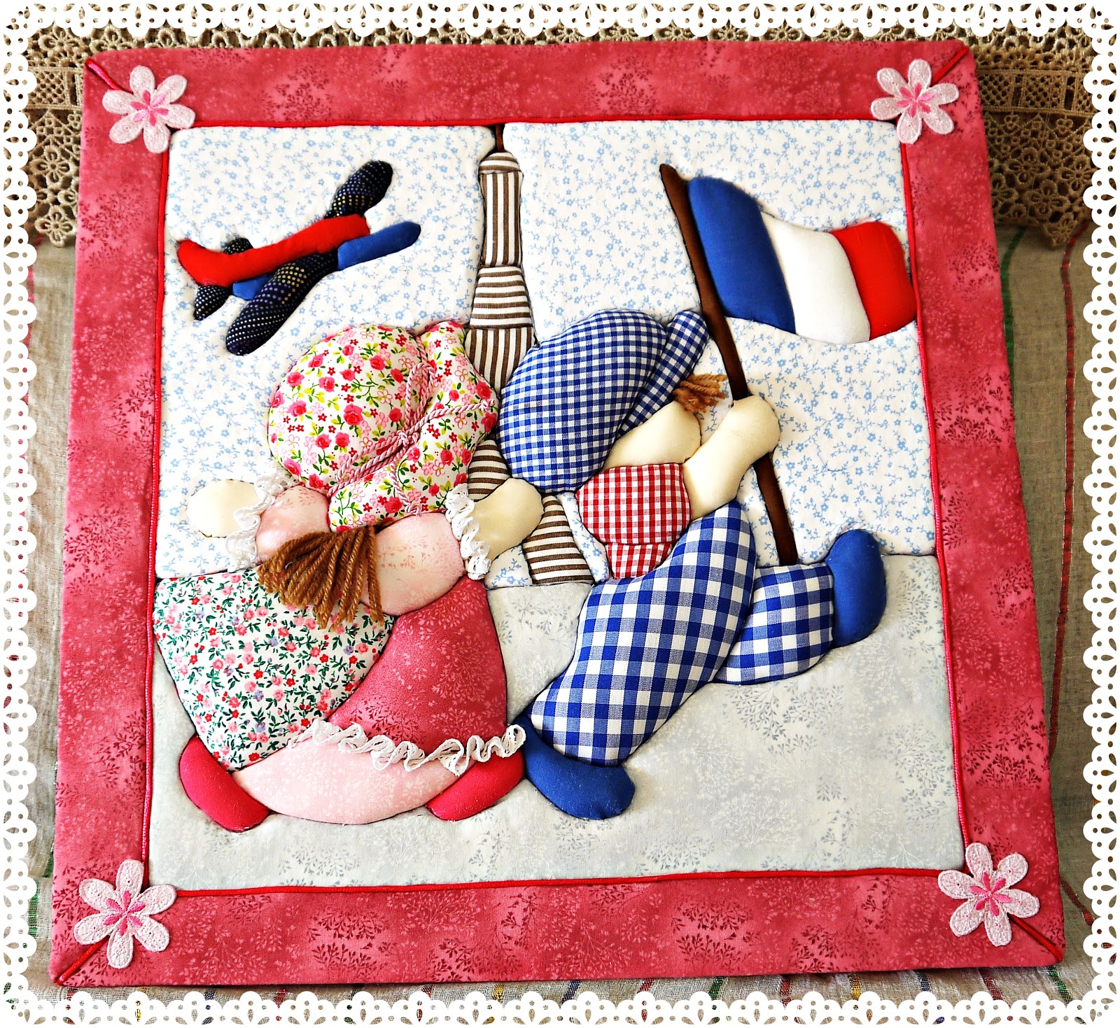 Taller de Artesanía - Página Principal: CUADROS DE PATCHWORK EMBUTIDO