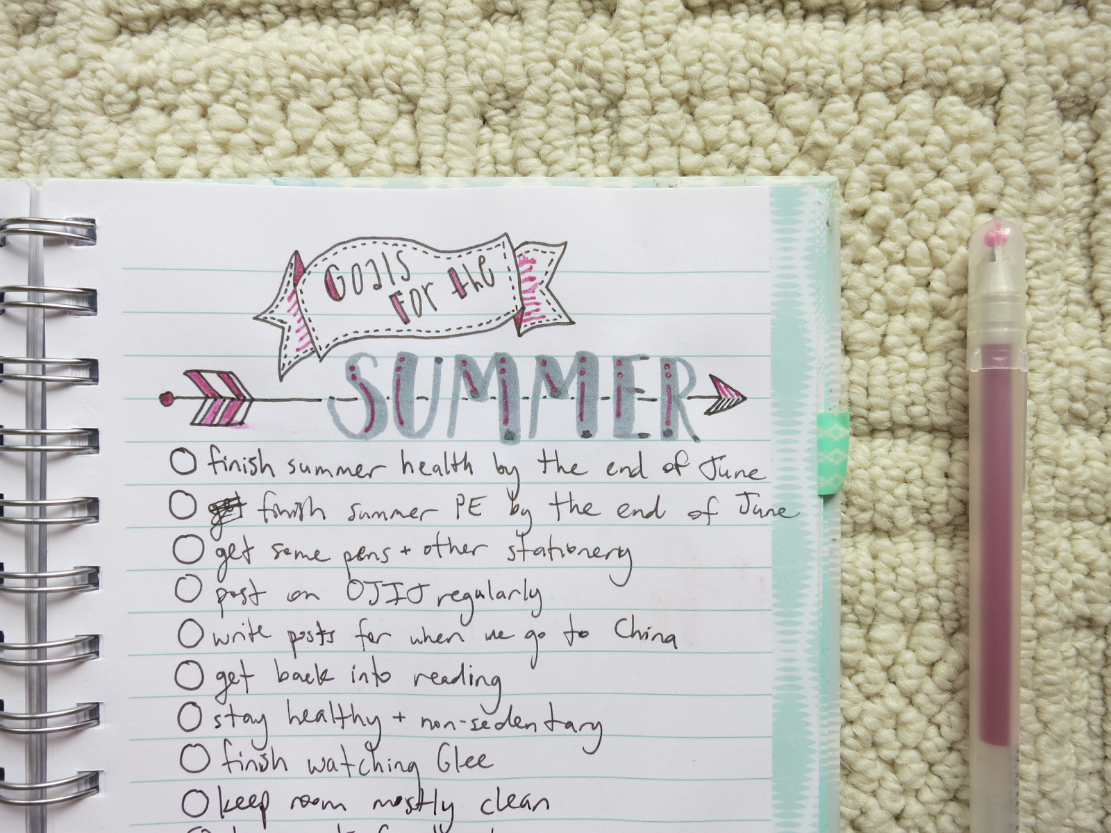 Our Journey in Journals: Bullet Journal June Setup (Transition from the ...