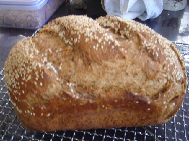 Chook woman: Malted Grain Bread