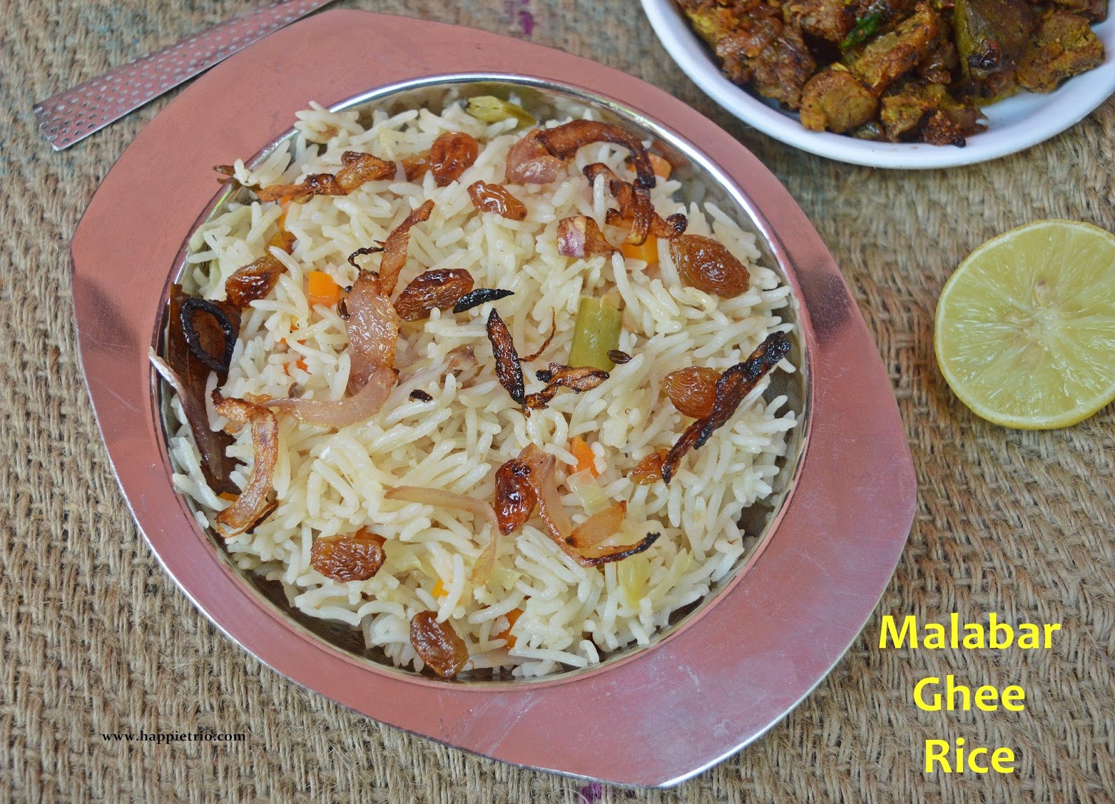 Malabar Ghee Rice Recipe | Nei Choru ~ Cook with Sharmila