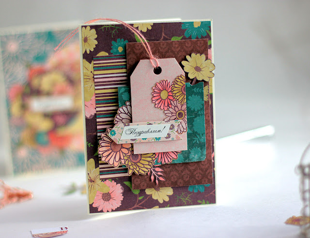 The BoBunny Blog: Using Stickers: Cards with Elena