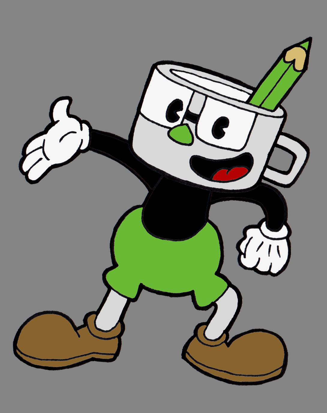 Art of Marco Rivera: Cuphead in "Don't Deal With The Devil"