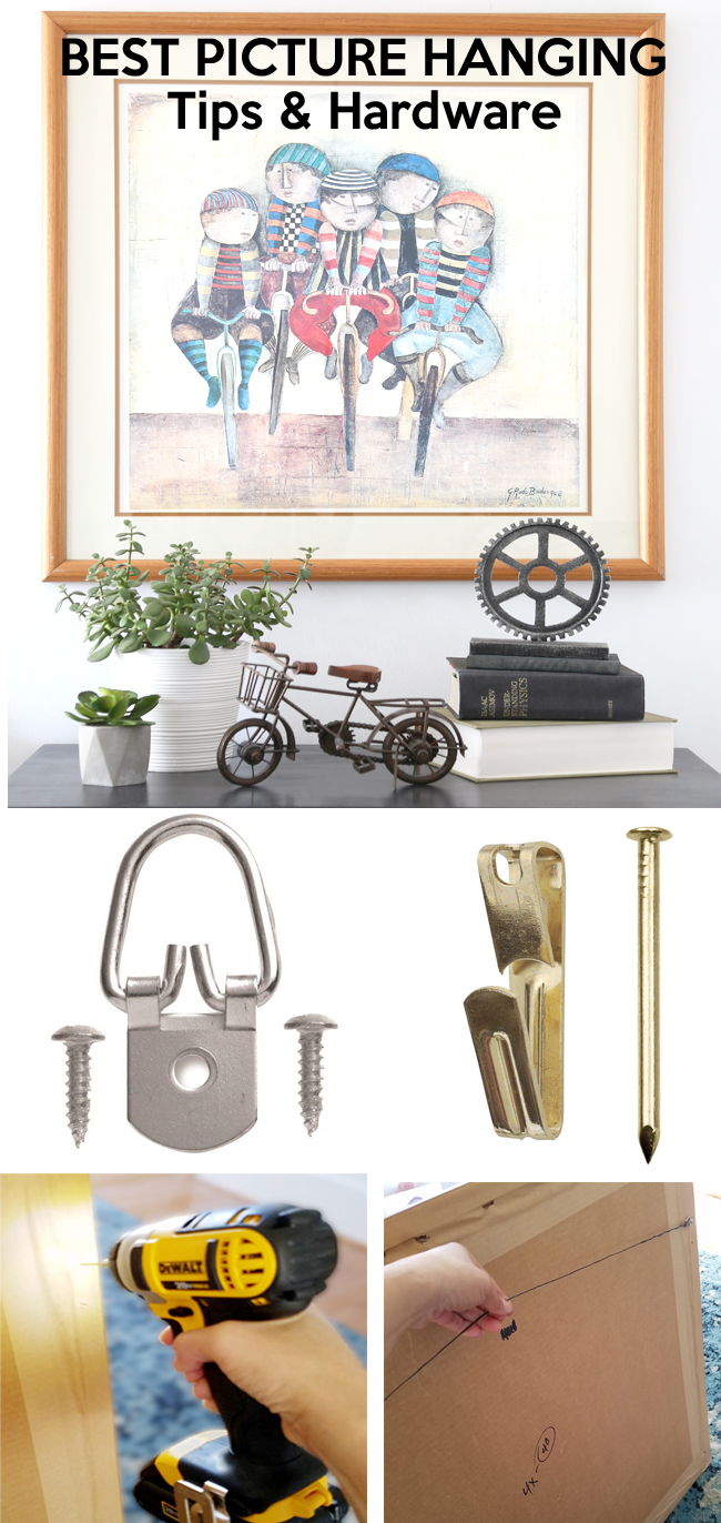 My Best Picture Hanging Tips & Hardware - Remodelando la Casa