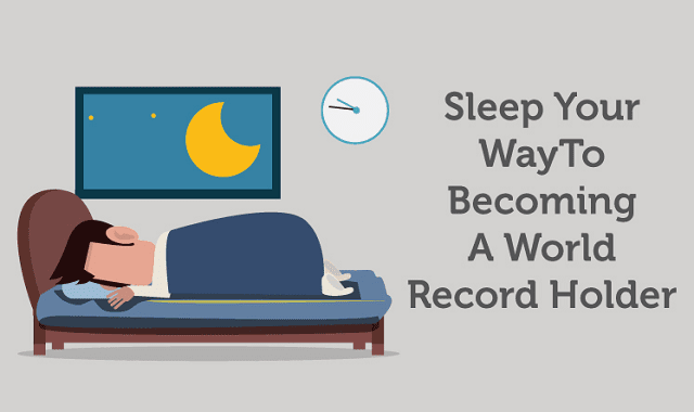 Sleep Your Way To Becoming A World Record Holder #infographic - Visualistan