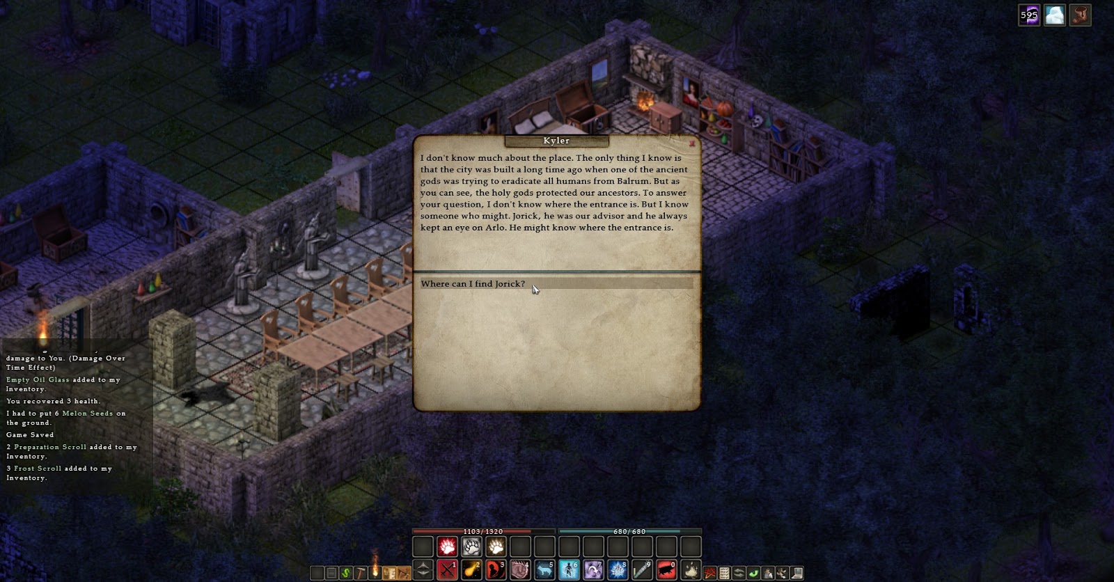 CRPG Revisiting old classics: Balrum - Making progress