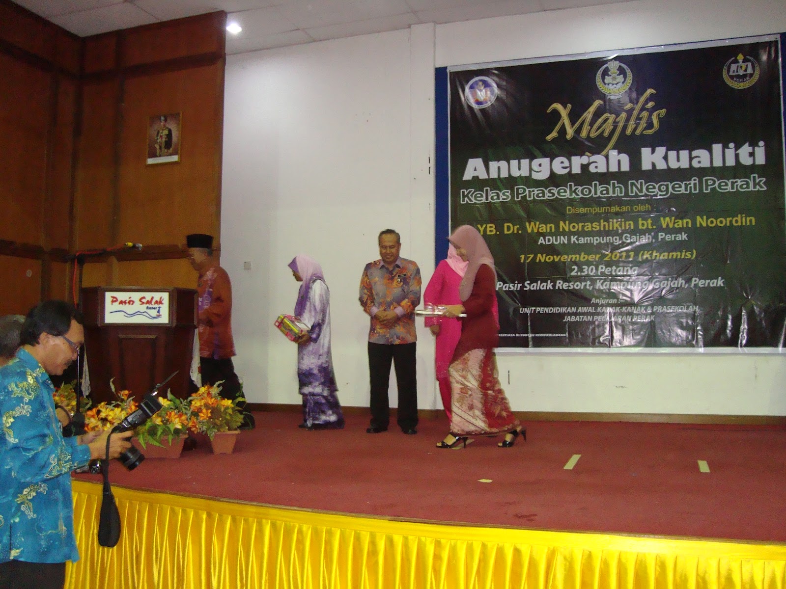 Prasekolah SK Raja Muda Musa: Anugerah Kualiti Prasekolah Perak 2011