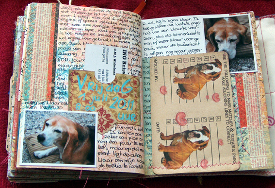 Caatje's Artsy Stuff: ROD journal all filled up