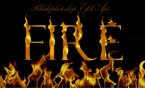 5 koleksi cara membuat teks efek api yang keren dengan photoshop ...
